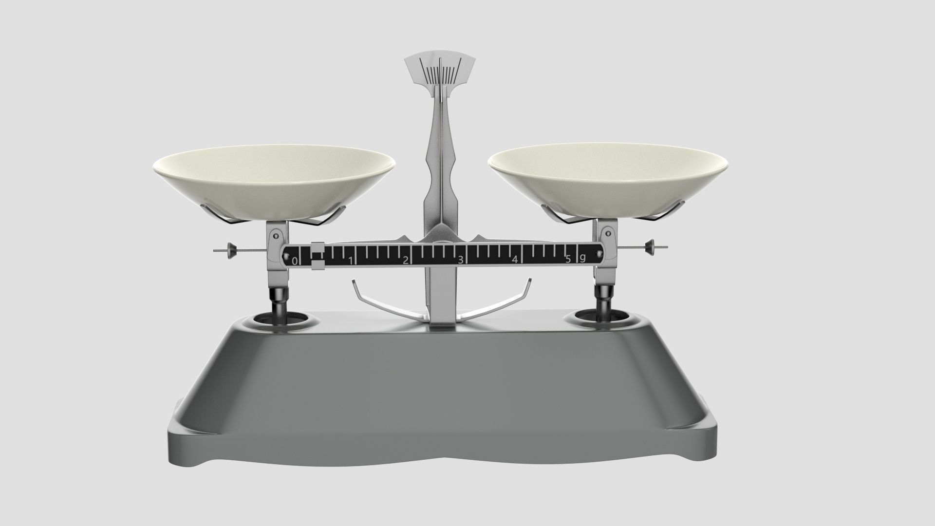 Lab Mechanical Balance Scale 3D model | CGTrader