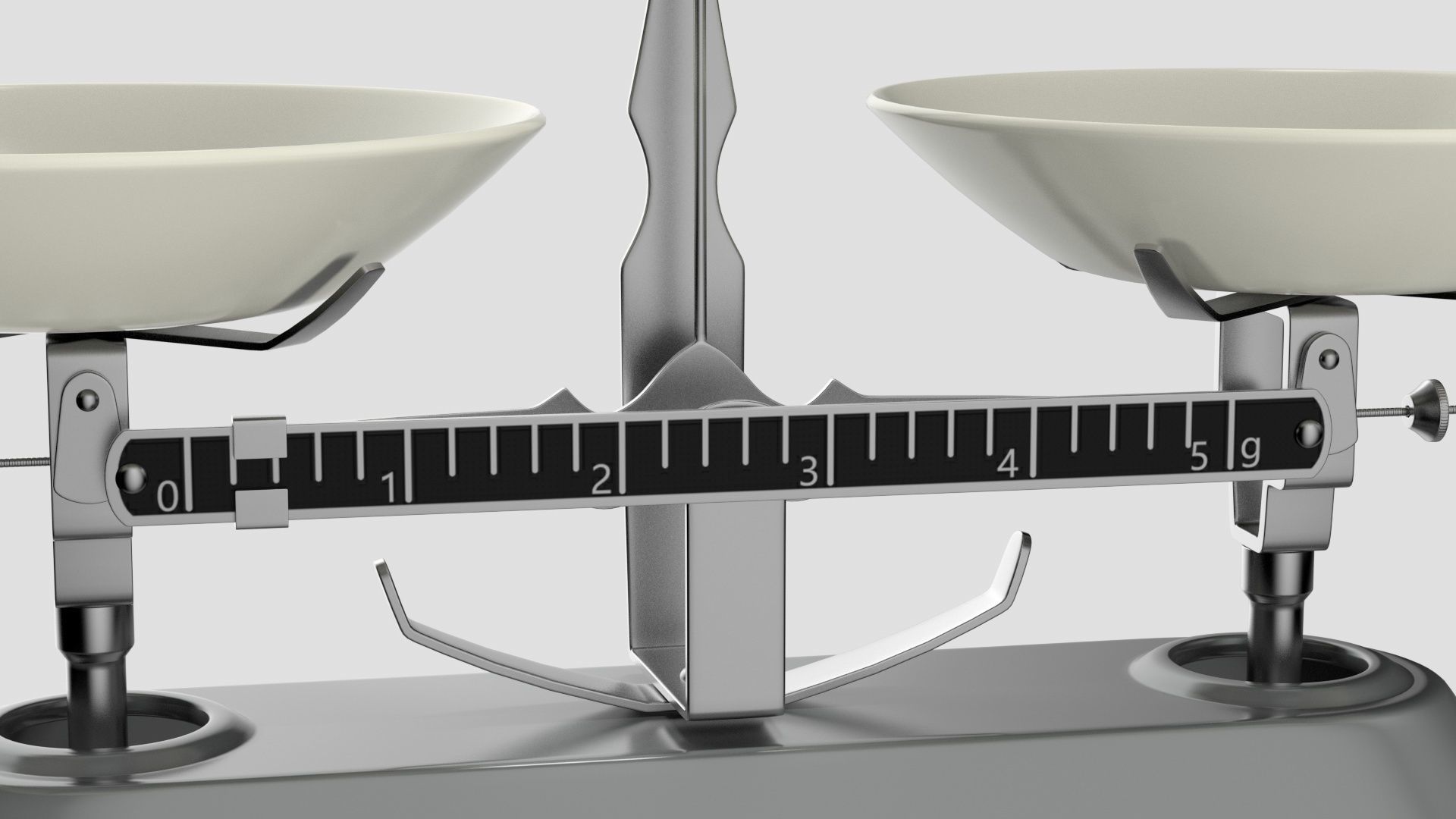 Lab Mechanical Balance Scale 3D model | CGTrader