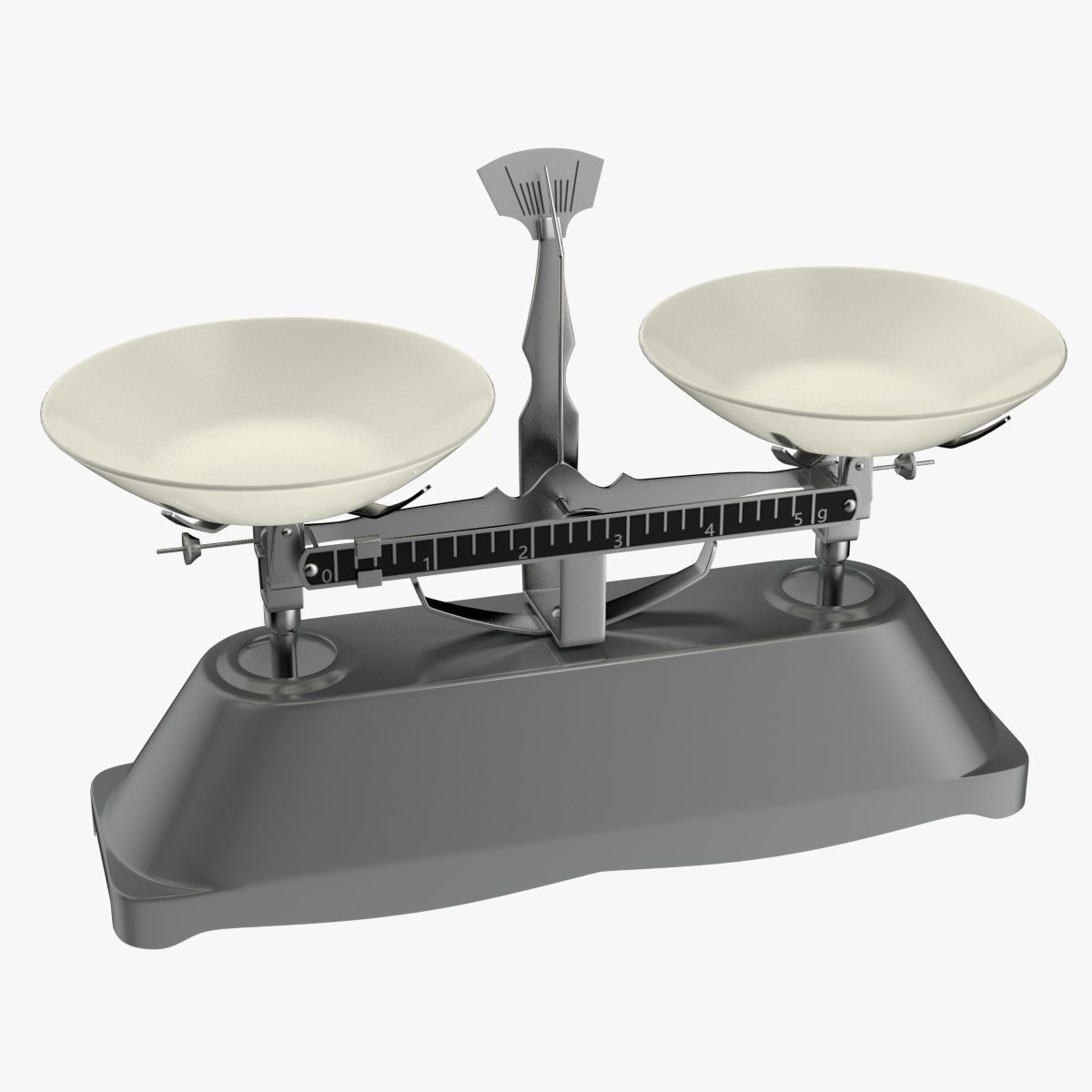 Lab Mechanical Balance Scale 3D model | CGTrader