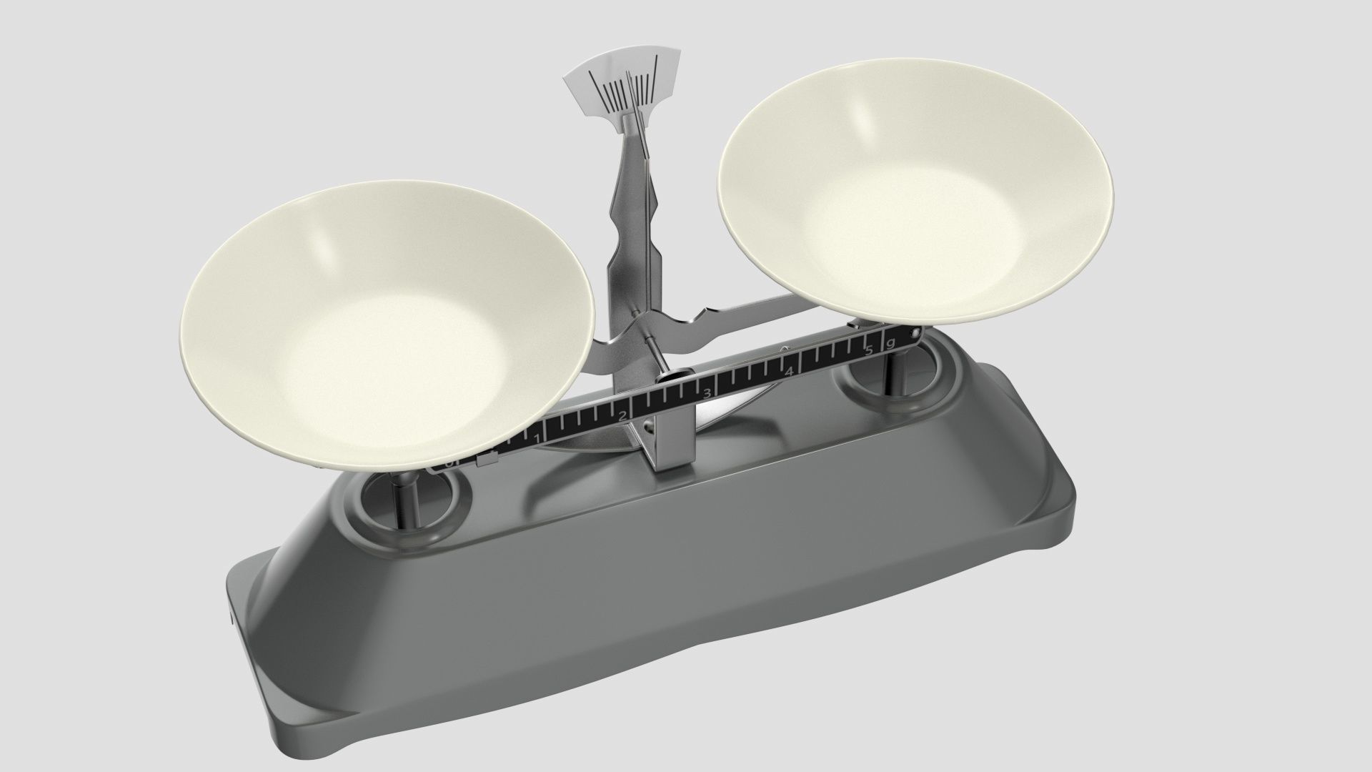 Lab Mechanical Balance Scale 3D model | CGTrader