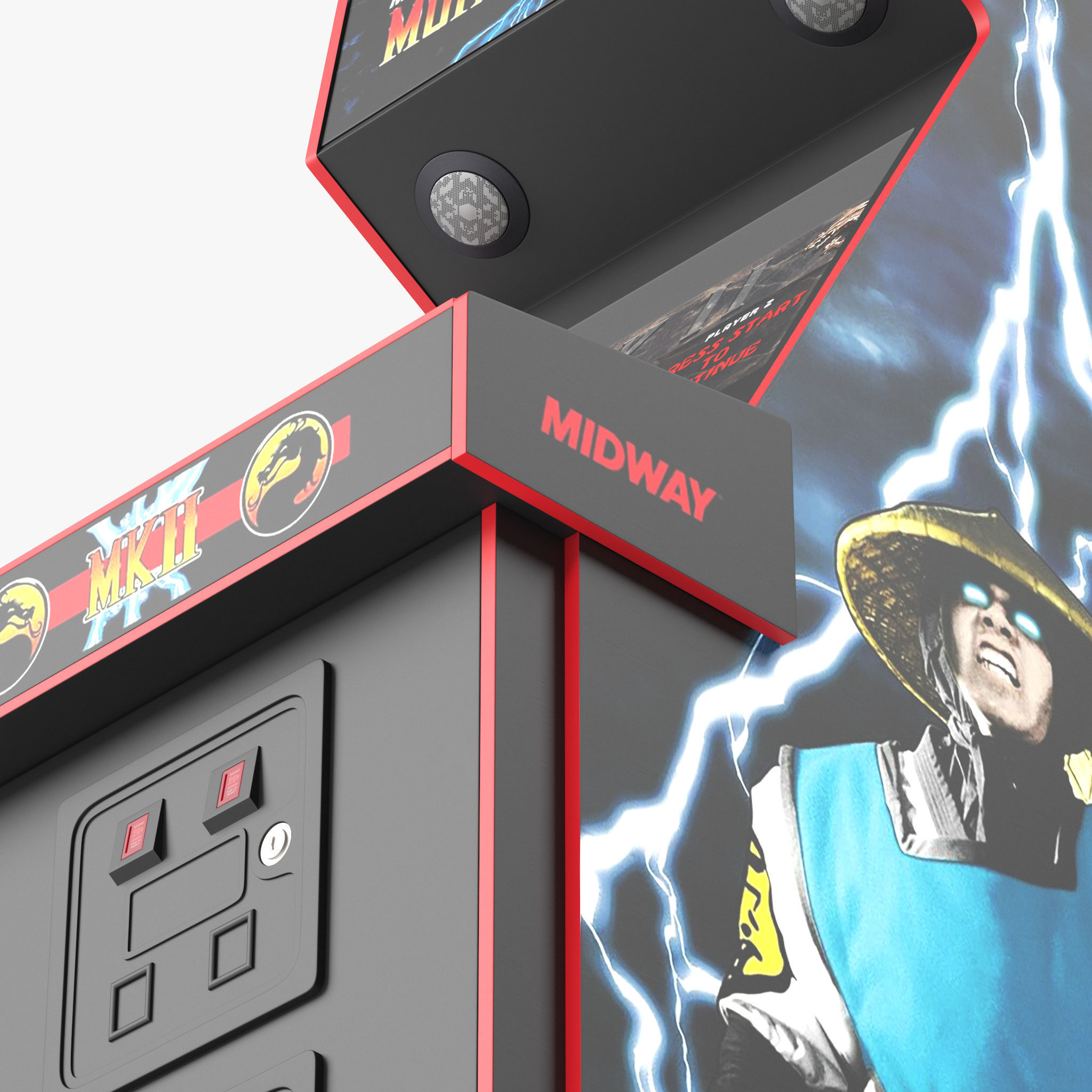 Mortal Kombat Arcade Game 3D model | CGTrader