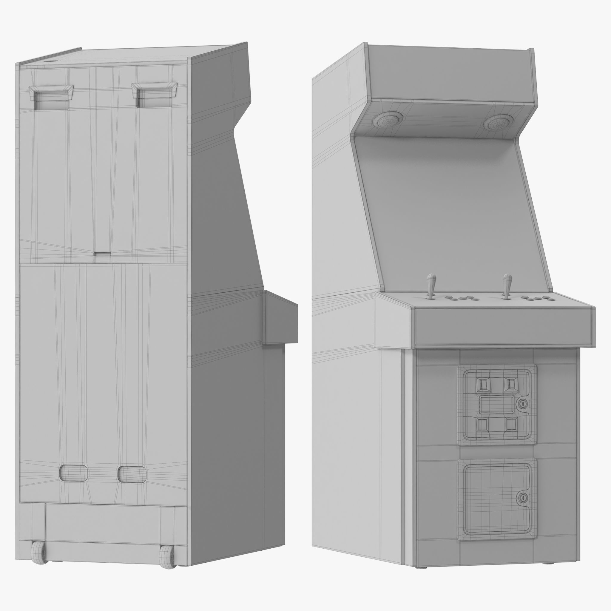 Mortal Kombat Arcade Game 3D model | CGTrader