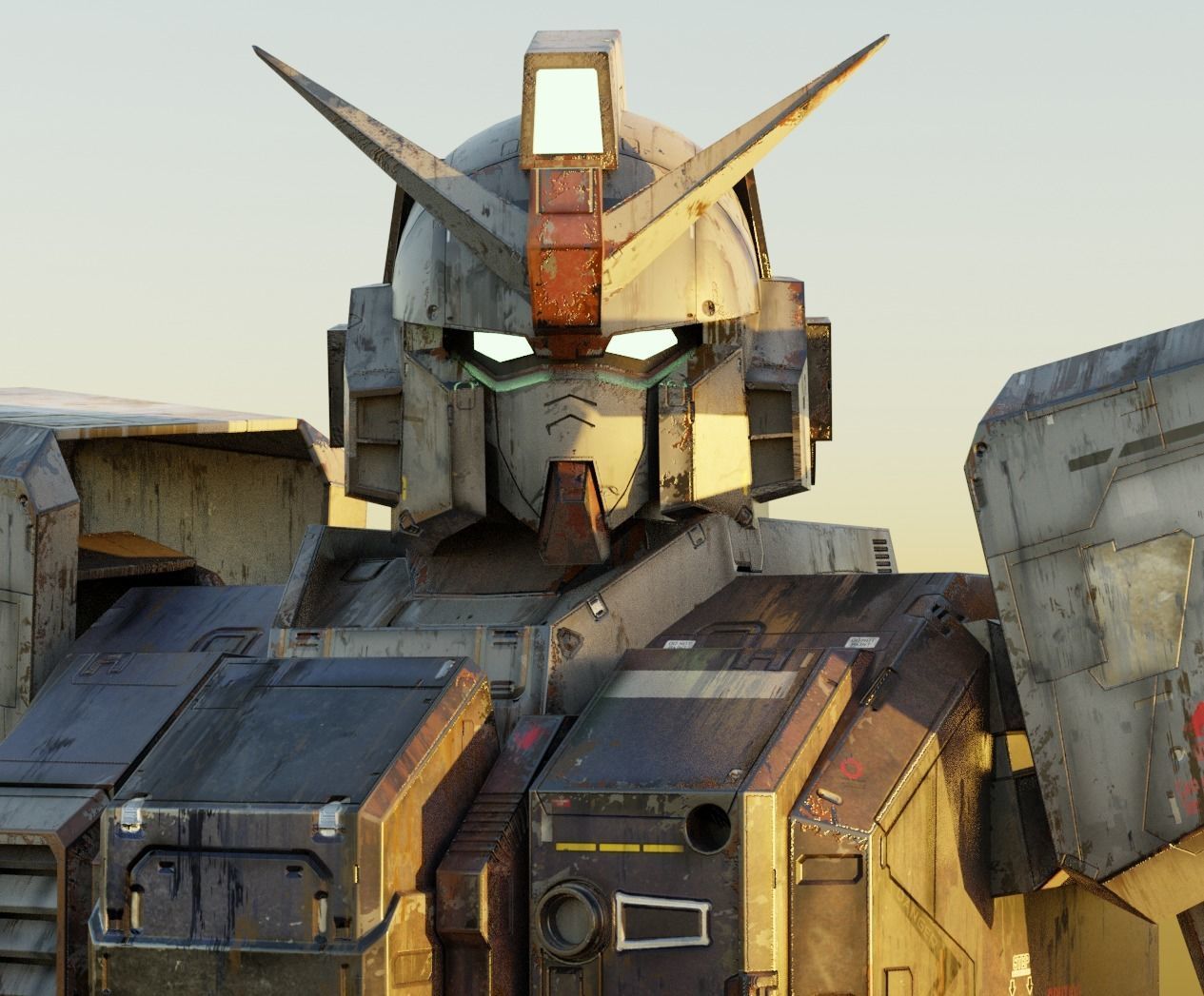3D model 100 mech kitbash for mech-robot VR / AR / low-poly | CGTrader