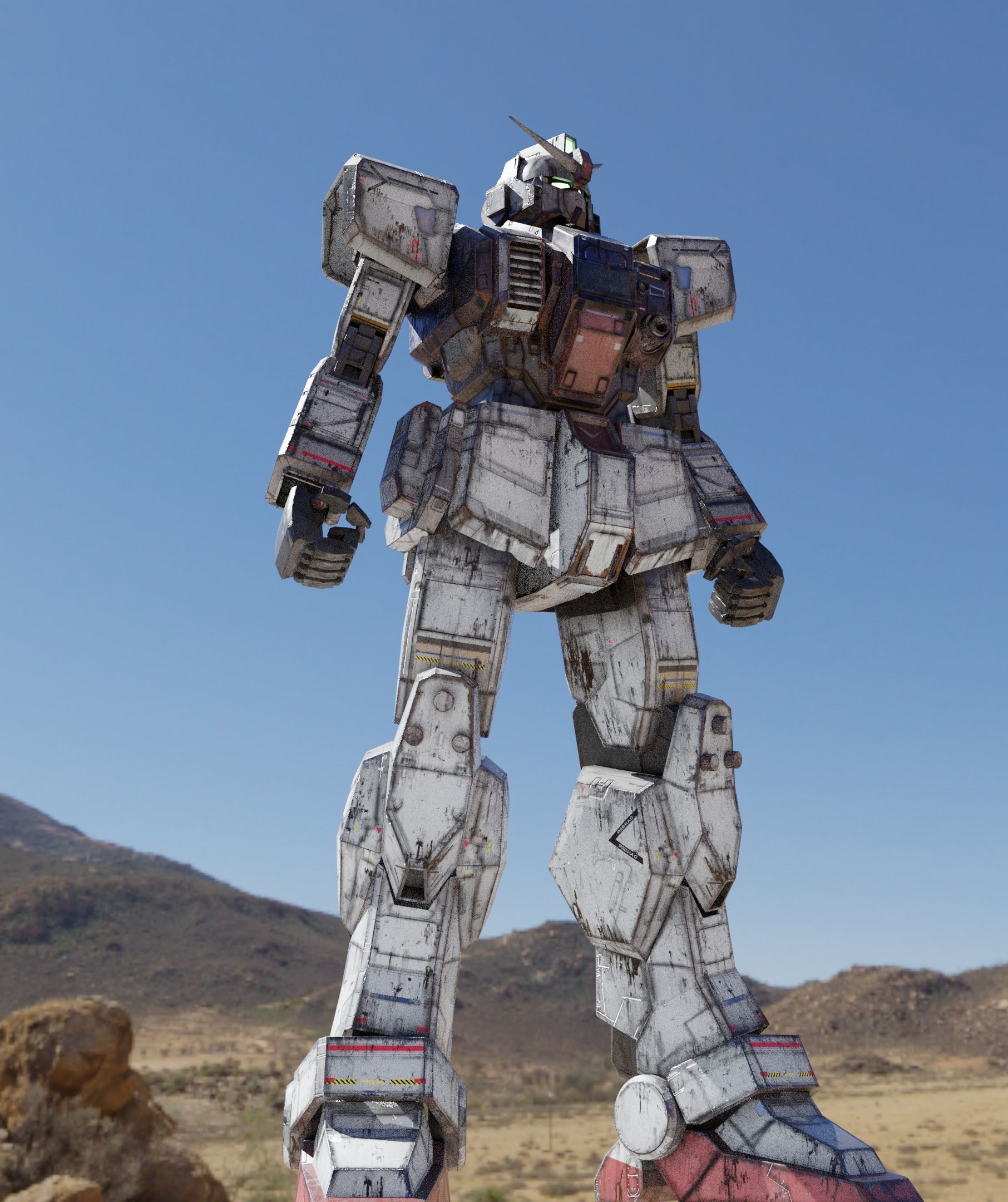 3D model 100 mech kitbash for mech-robot VR / AR / low-poly | CGTrader