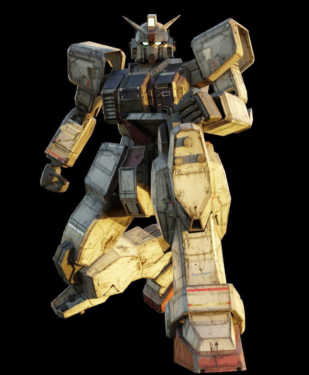 3D model 100 mech kitbash for mech-robot VR / AR / low-poly | CGTrader