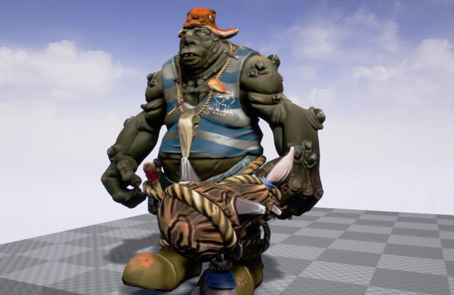 3D model Troll 3D Stylized Game-ready Model VR / AR / low-poly | CGTrader