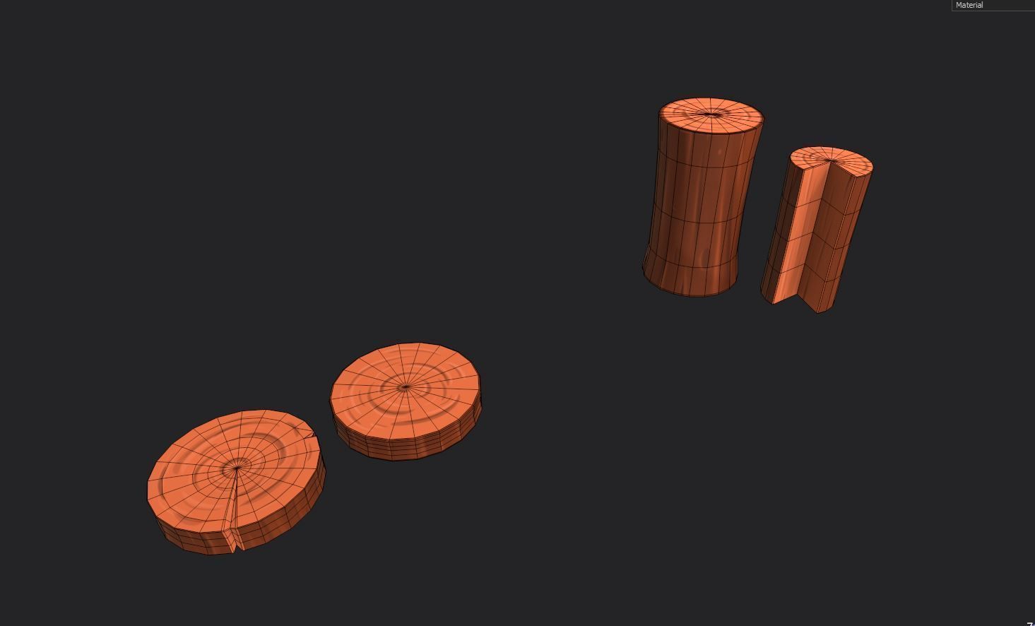 3D model Tree Trunk VR / AR / low-poly | CGTrader