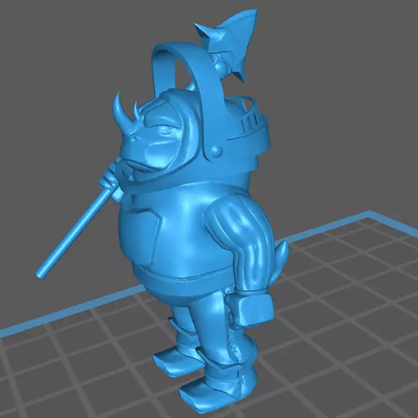 Rhino-man - Rhino-folk - Rhinokin Guard free 3D model 3D printable ...