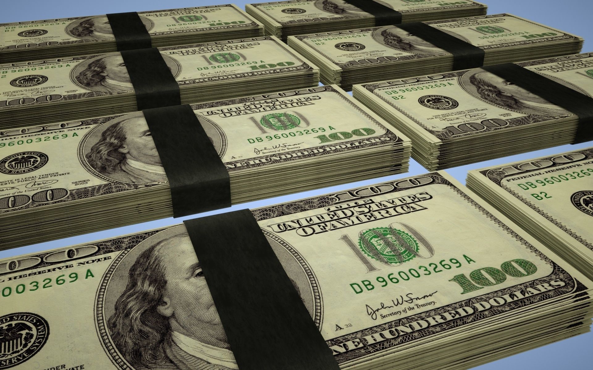 3D model Stack of Dollars VR / AR / low-poly | CGTrader