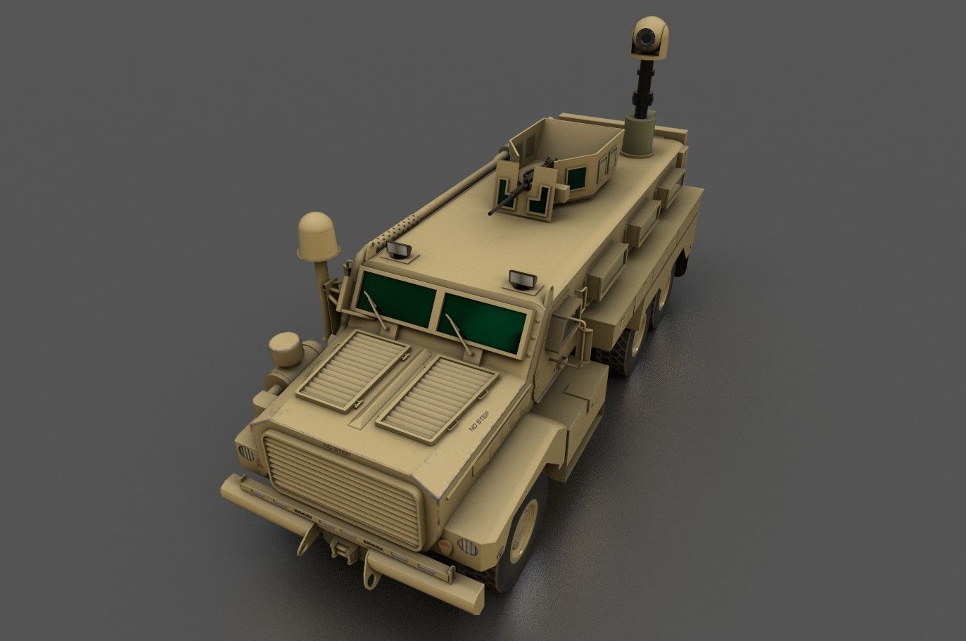 3D model Cougar 6x6 MRAP VR / AR / low-poly | CGTrader