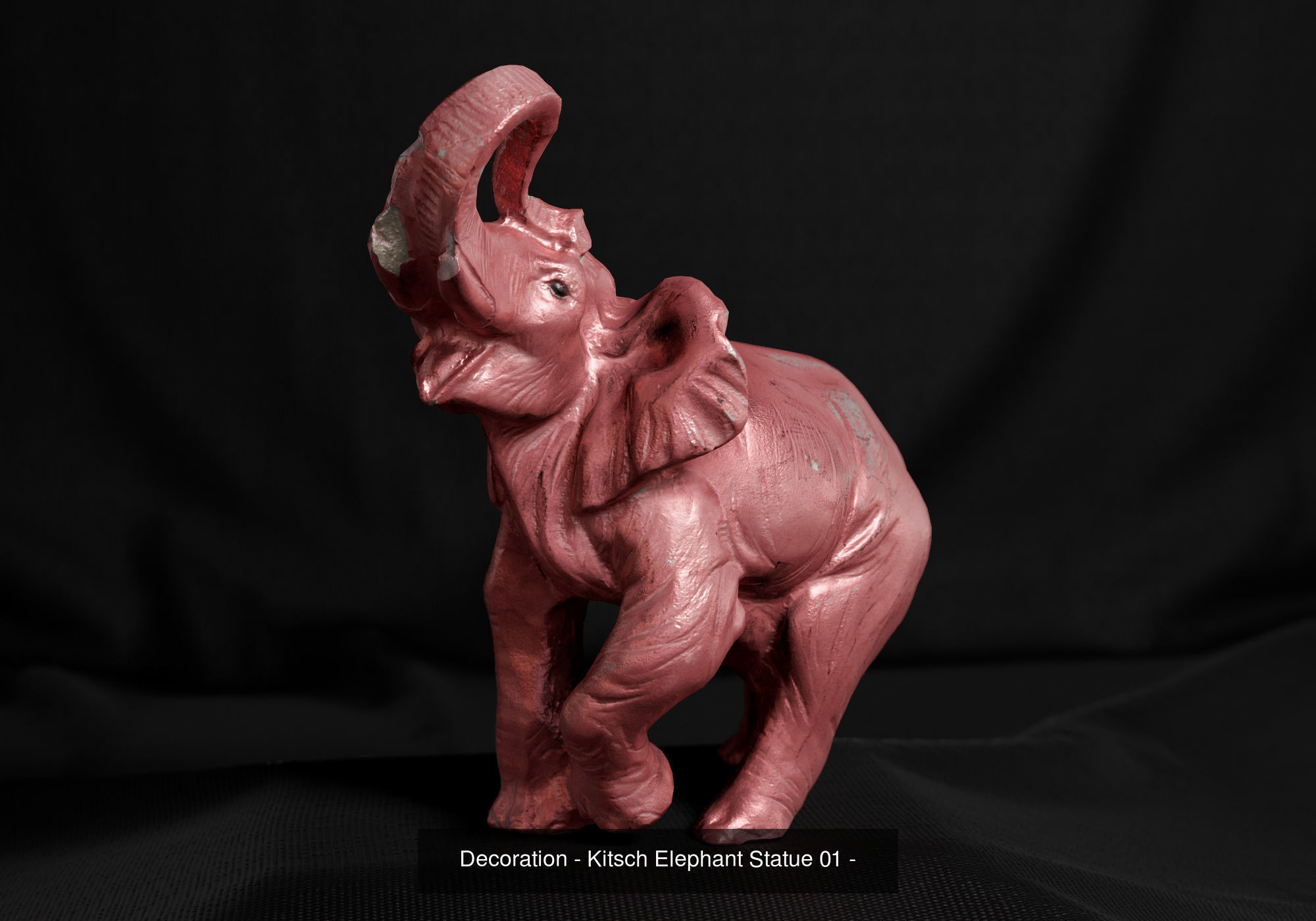 3D Model Collection Kitsch Statues Pack VR / AR / low-poly | CGTrader