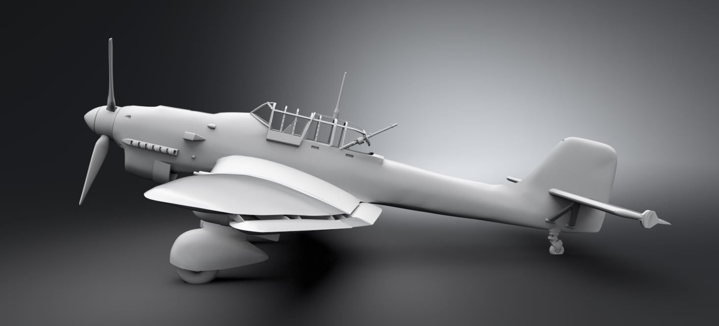 Junkers Ju 87 Stuka Scale model 3D model 3D printable | CGTrader