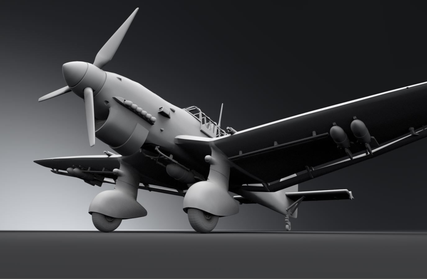 Junkers Ju 87 Stuka Scale model 3D model 3D printable | CGTrader