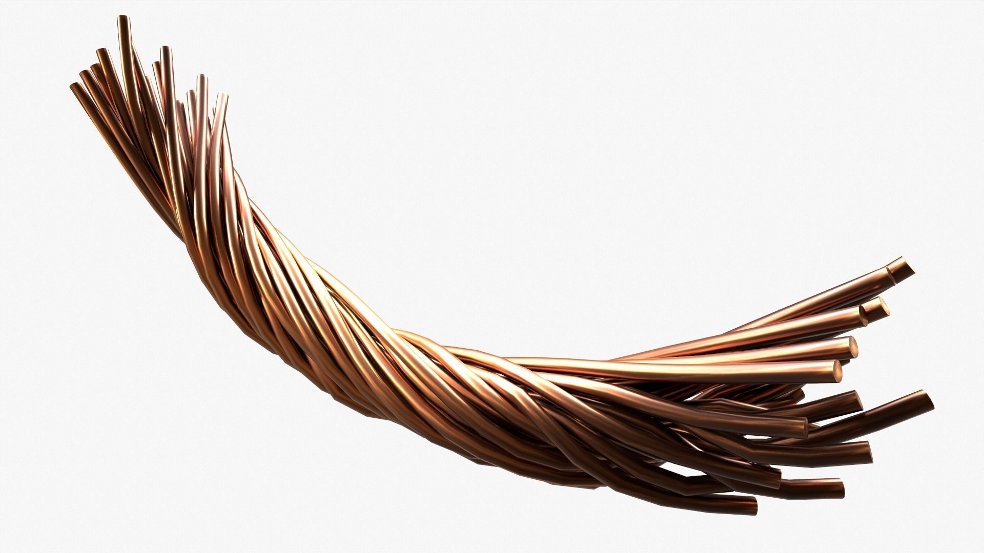 3D model copper wire cable structure VR / AR / low-poly | CGTrader