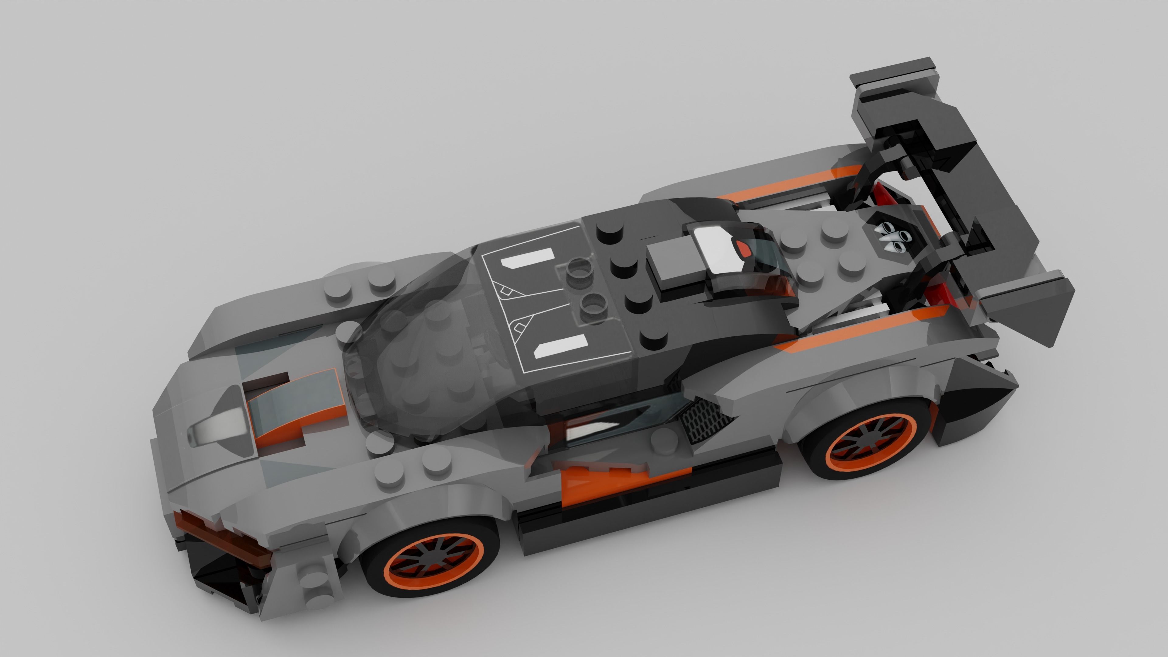 3D model Lego Speed Champions McLaren Senna VR / AR / low-poly | CGTrader