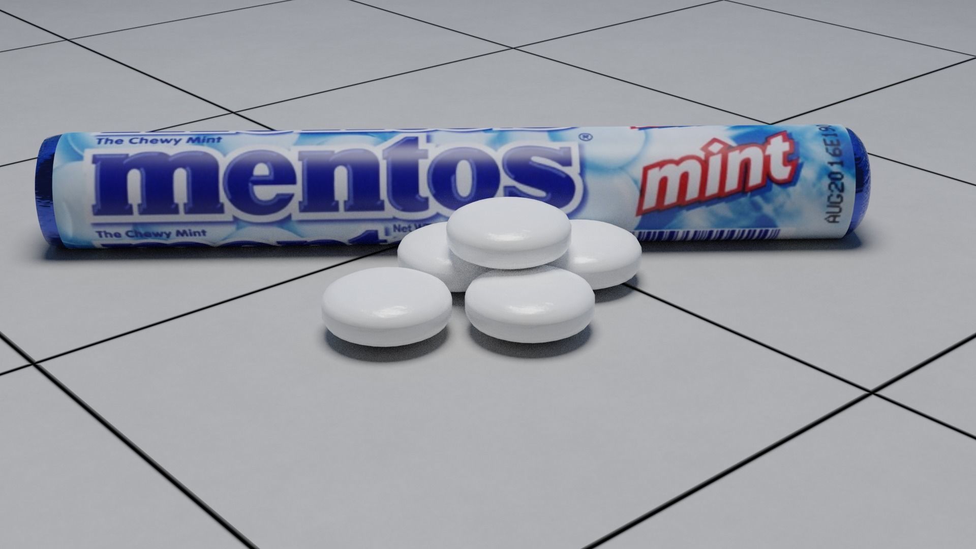 3D model Mentos the Freshmaker Mints VR / AR / low-poly | CGTrader
