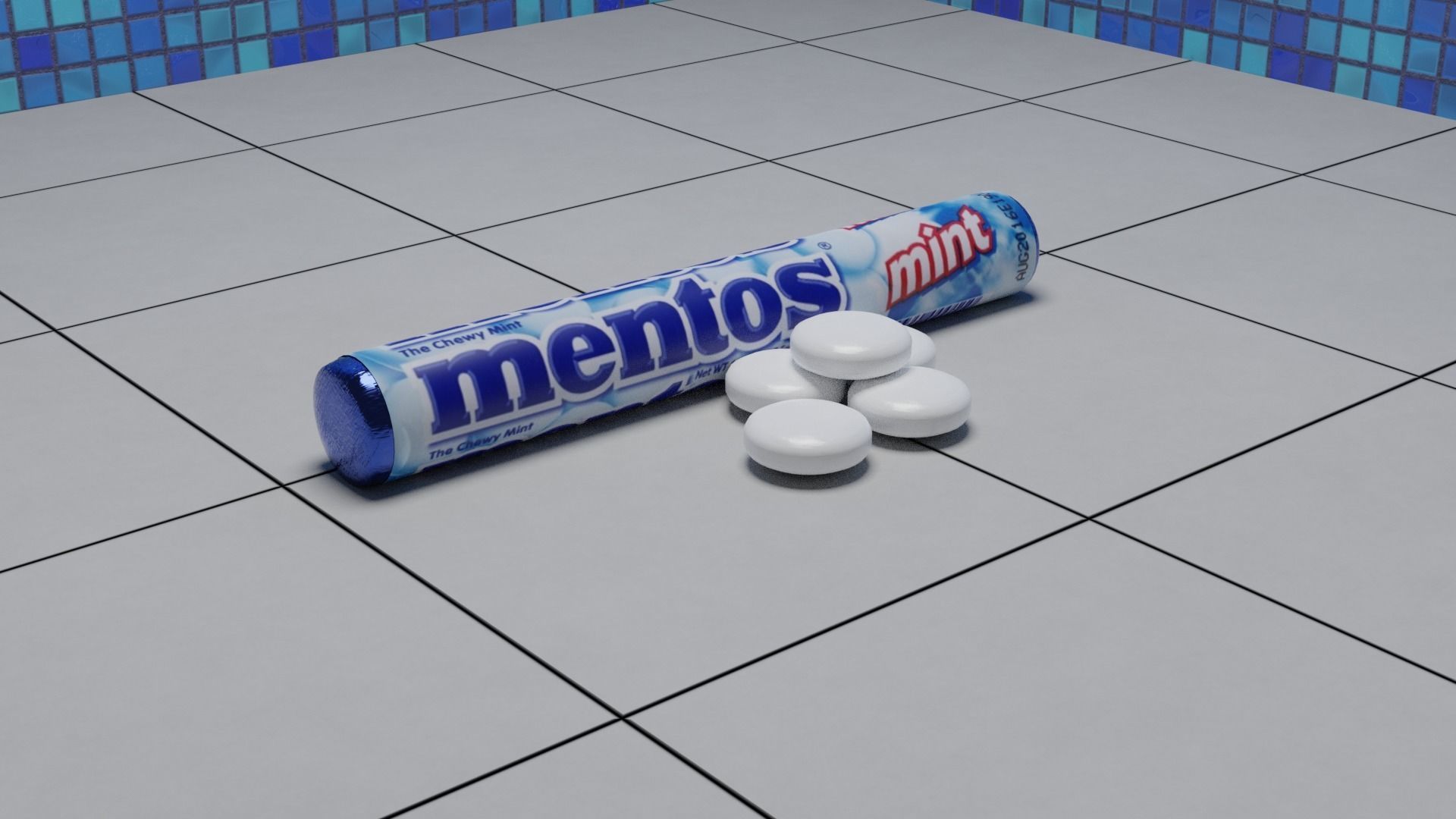 3D model Mentos the Freshmaker Mints VR / AR / low-poly | CGTrader