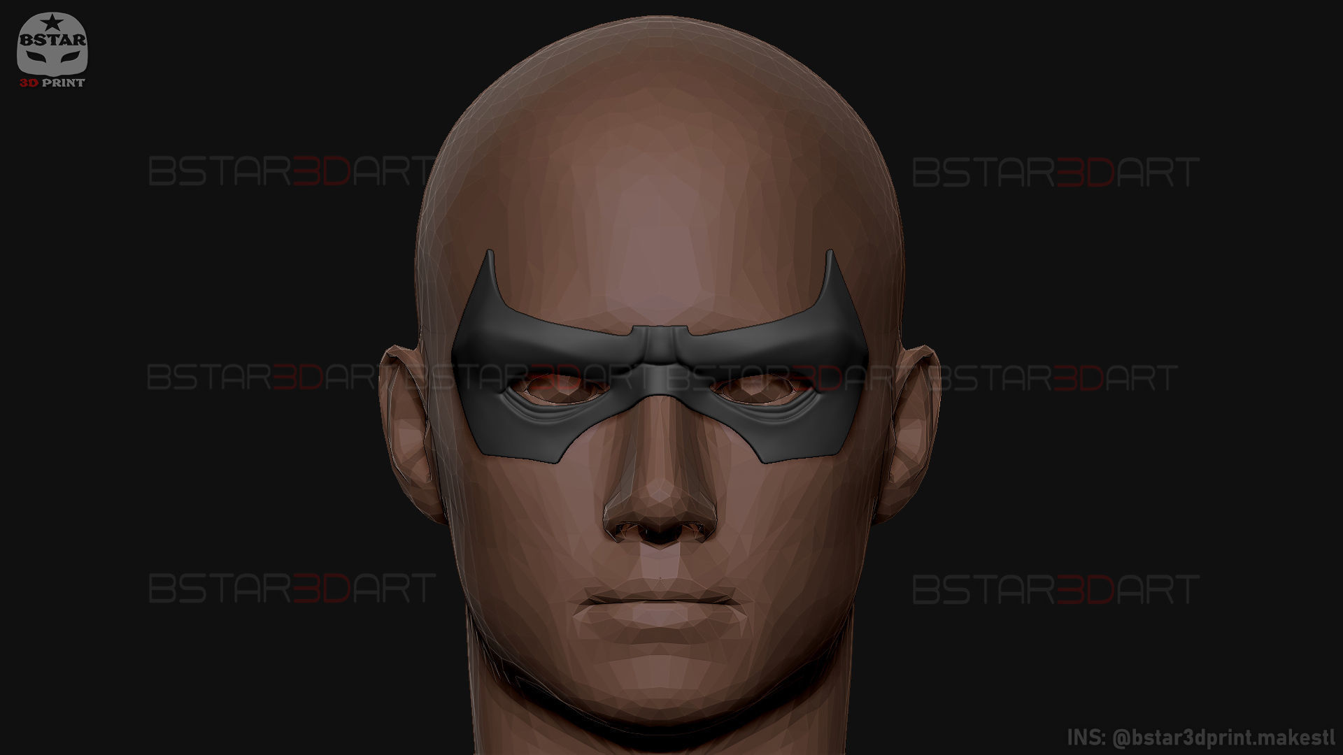 Nightwing Eyes Mask - TITANS season 3 - DC comics Cosplay 3D model 3D ...