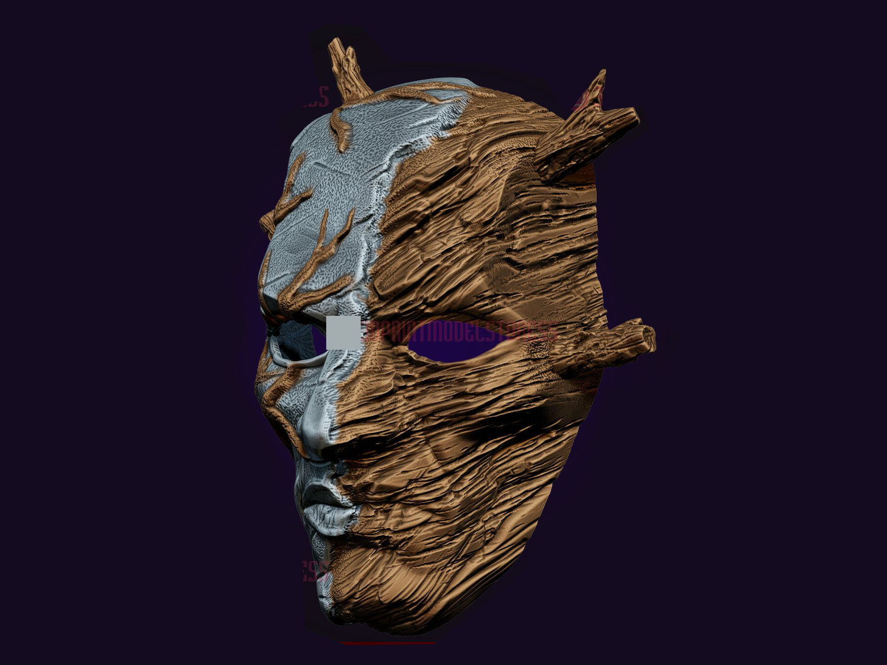 Wraith Mask Cosplay Halloween Costume - Dead by Daylight 3D model 3D ...