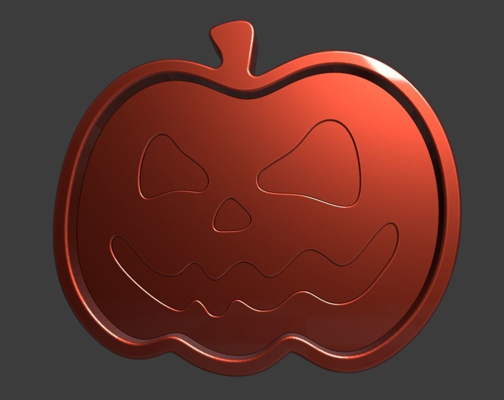 Pumpkin Tray V2 - CNC Files for Wood 3D model | CGTrader