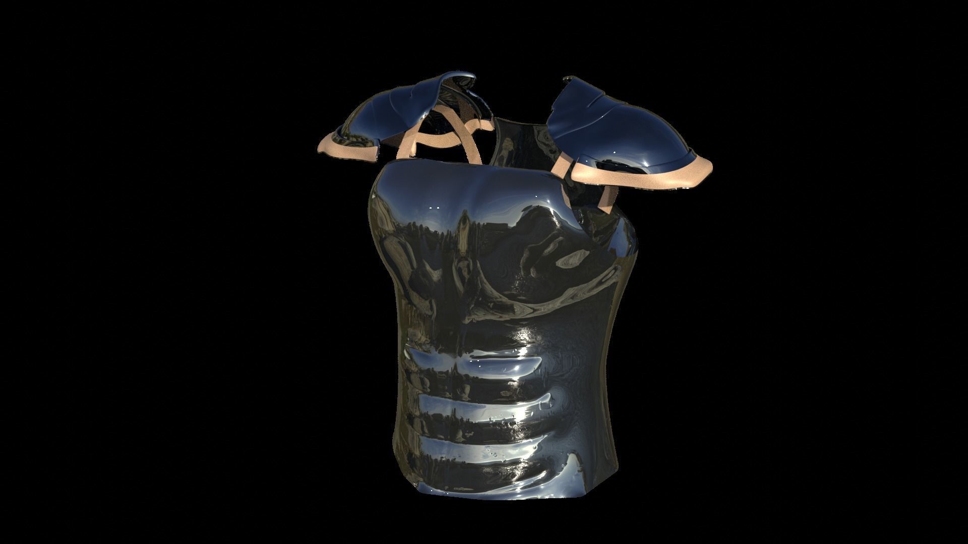 Medieval Body Armor And Shoulder Pad For Blender free 3D model | CGTrader