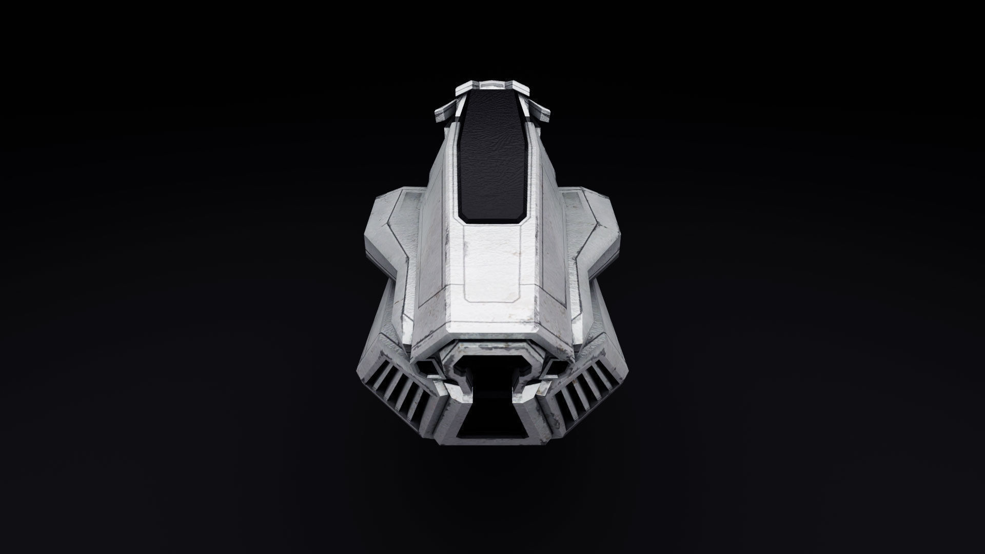 3D model Streamer Lowpoly 3D Model futuristic vehicle VR / AR / low ...