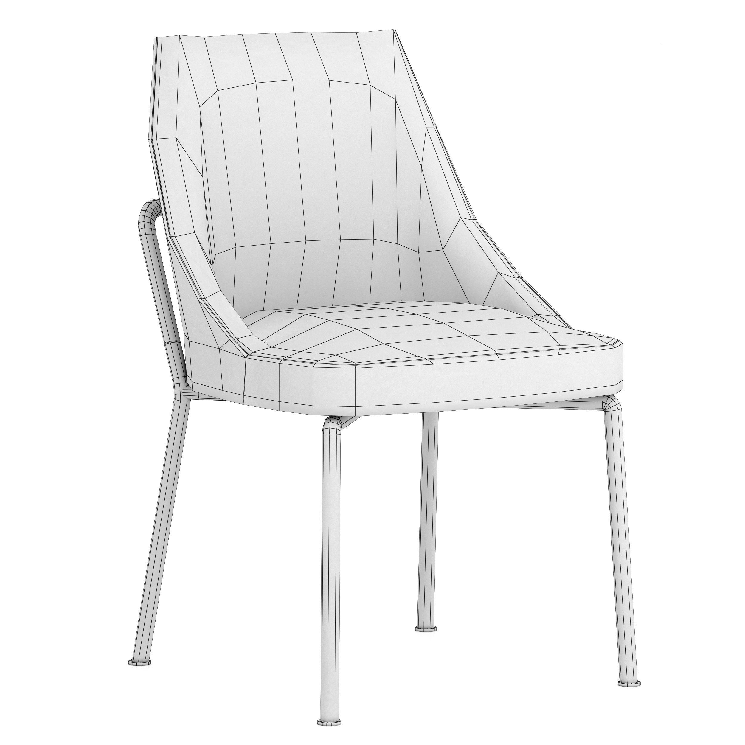 Flexform Marley chair 3D model | CGTrader