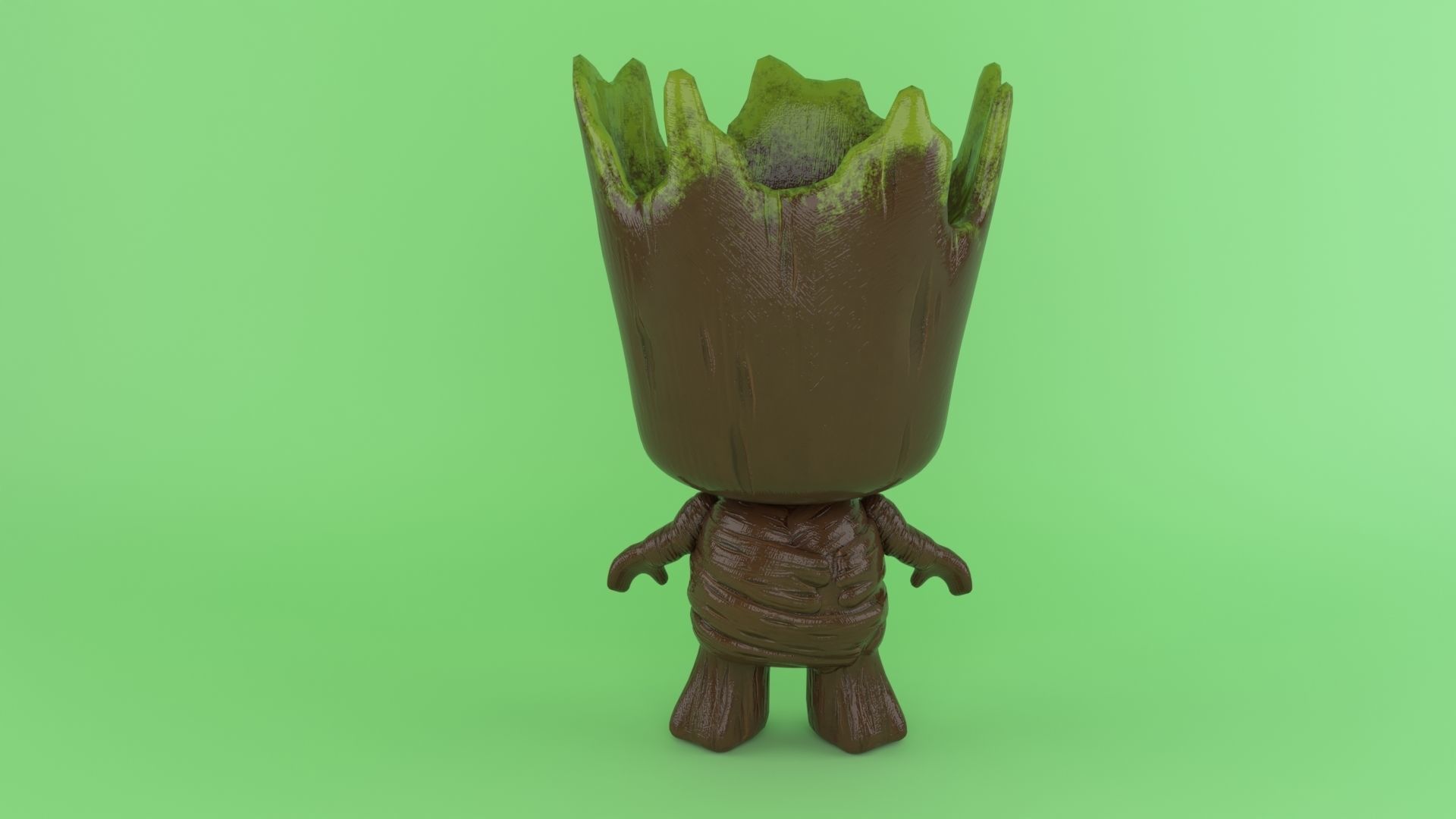 Groot Toy free 3D model | CGTrader