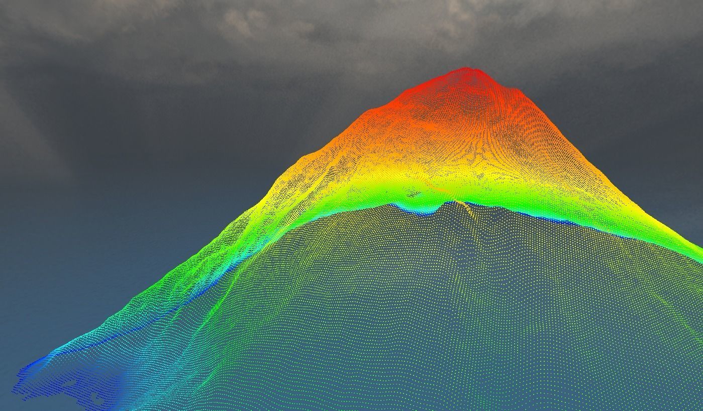3D model Segula island Alaska high resolution Elevation 3D print and VR ...