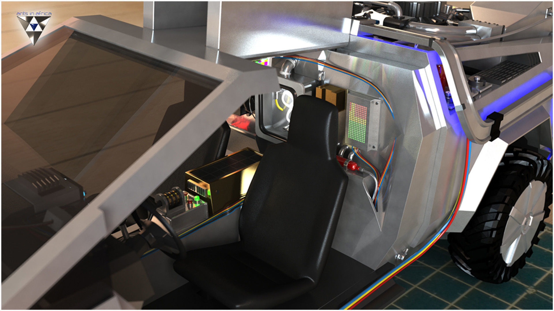 Cybertruck Time Machine 3D model 3D printable | CGTrader