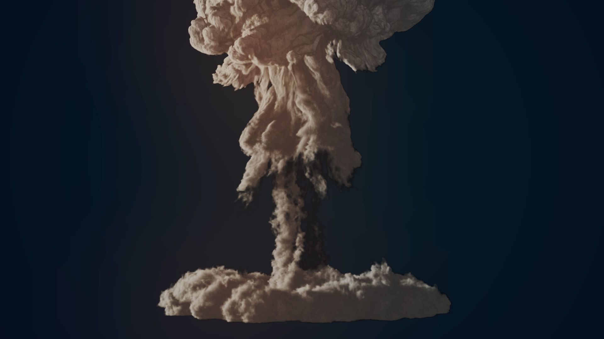 Nuke Explosion 3D model animated | CGTrader