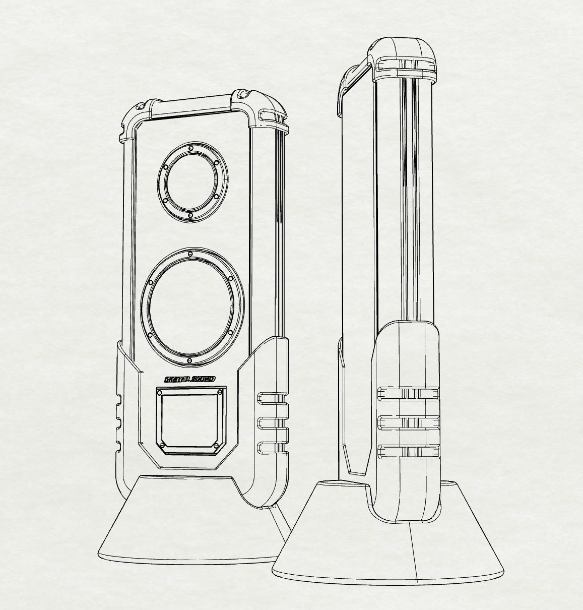 Bluetooth Speaker Design 3D Modeling 3D model 3D printable | CGTrader