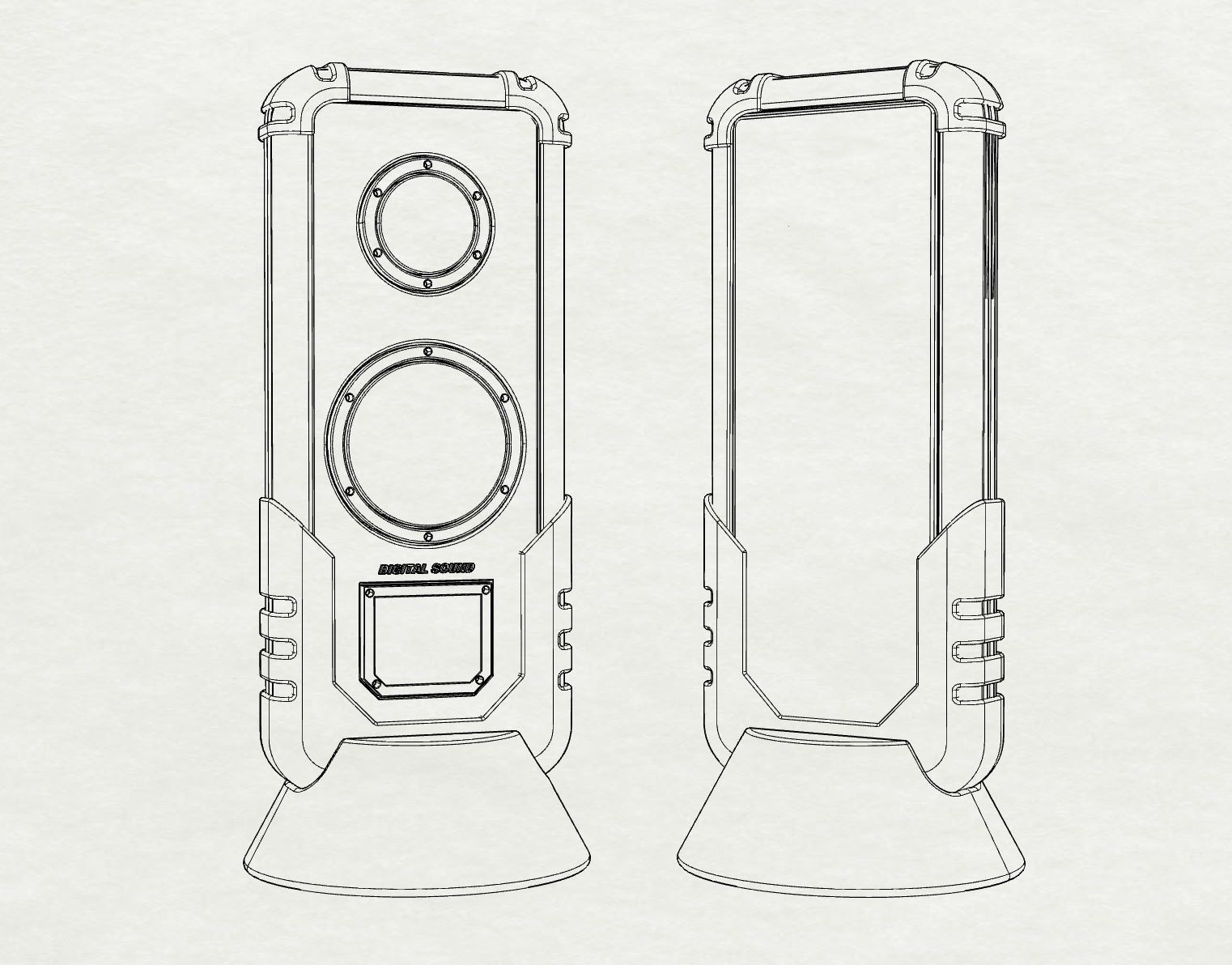 Bluetooth Speaker Design 3D Modeling 3D model 3D printable | CGTrader