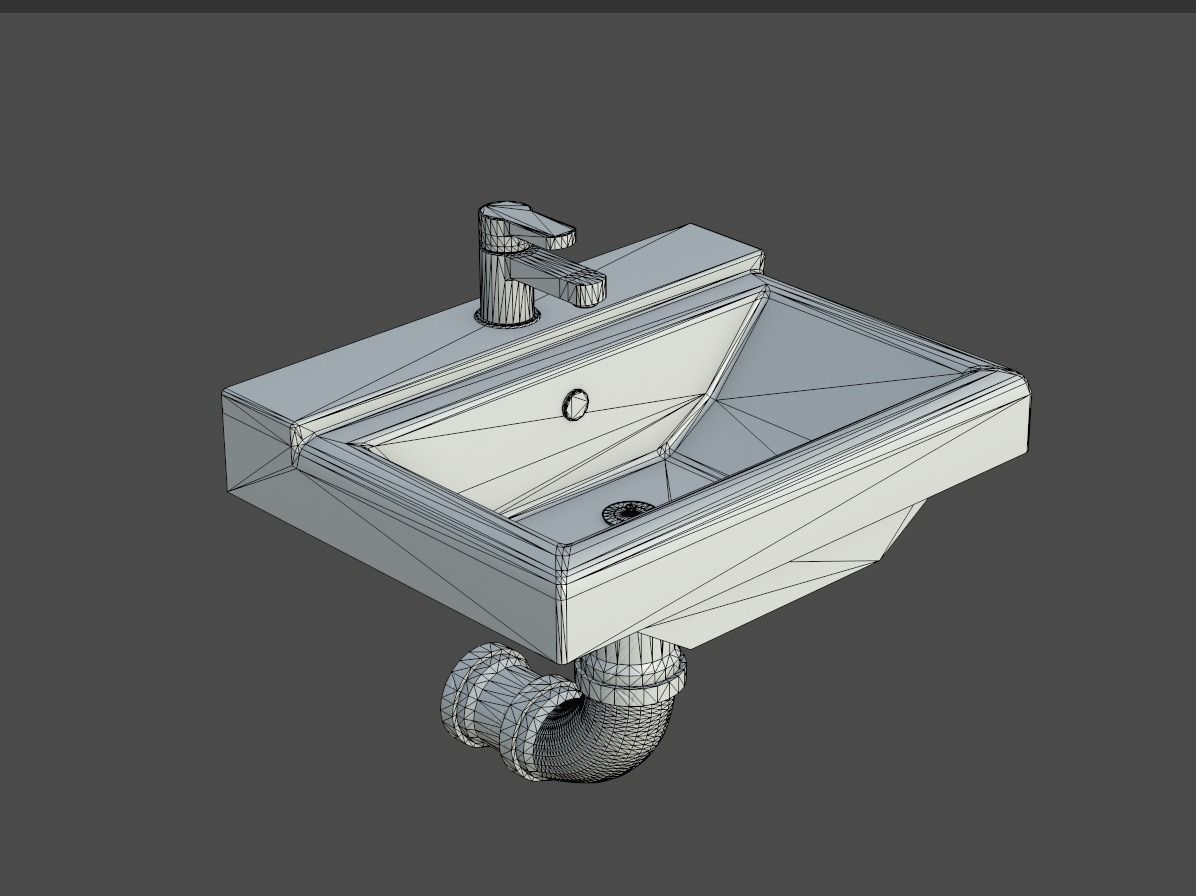 3D model Sink 01 1 VR / AR / low-poly | CGTrader