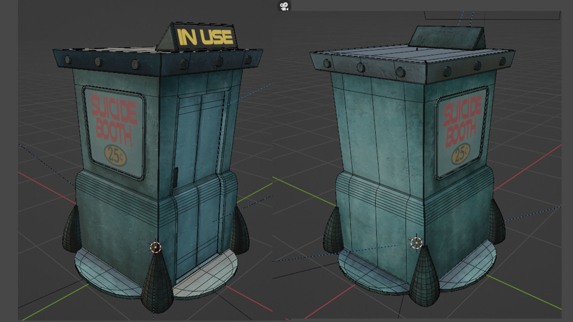 Futurama - Suicide Booth - 3D model | CGTrader