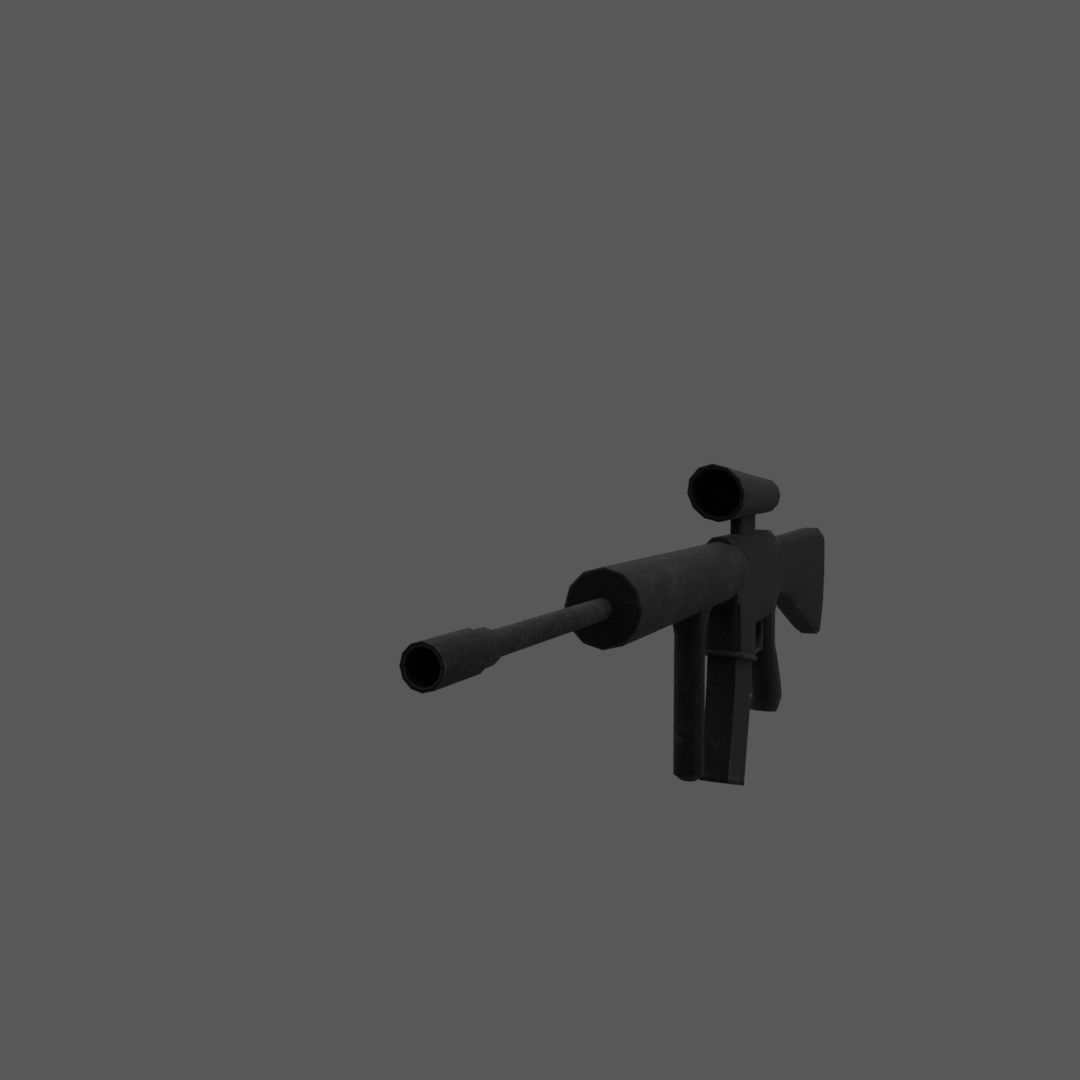 shooter free VR / AR / low-poly 3D model | CGTrader