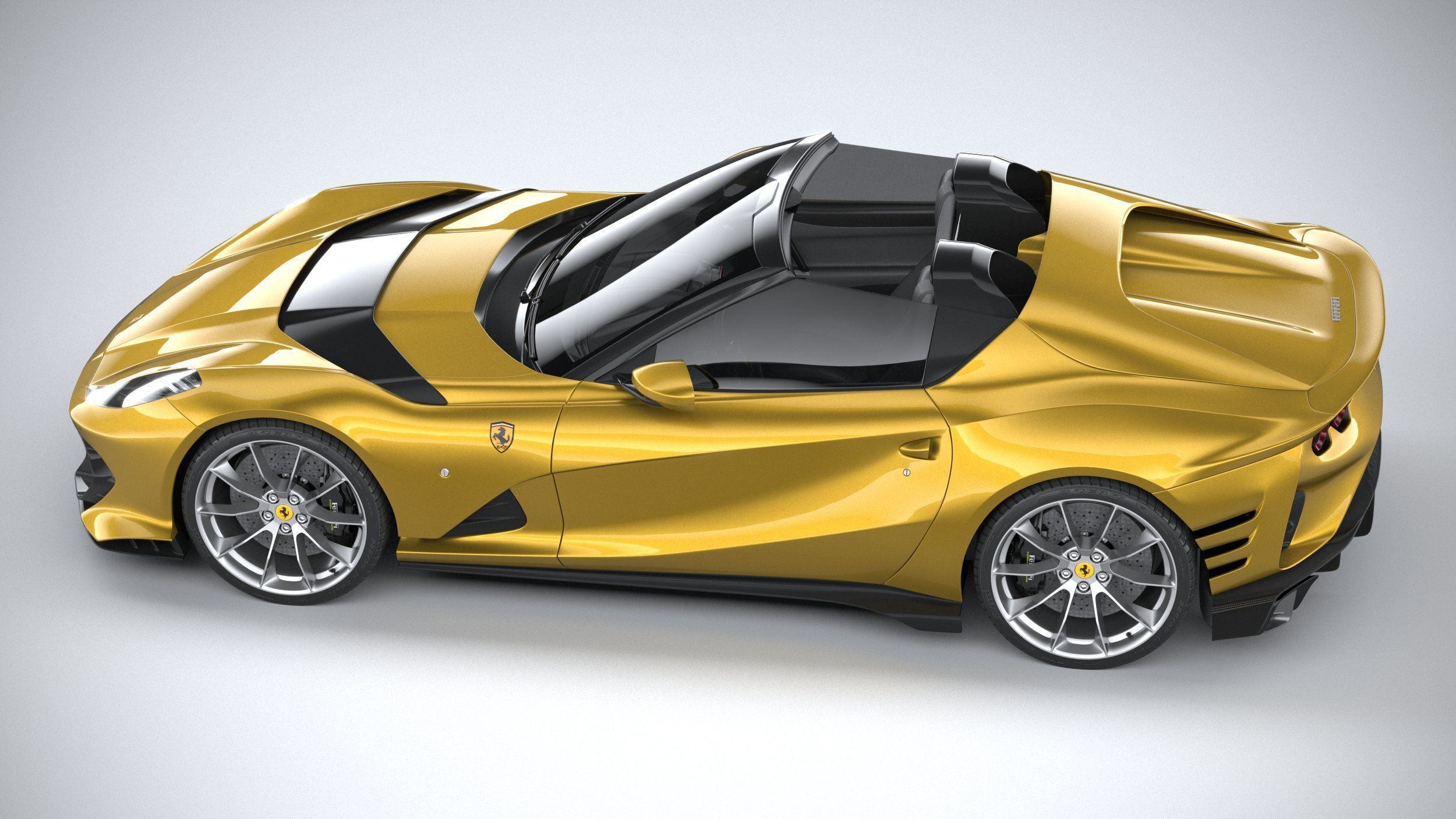 Ferrari 812 Competizione Aperta 2021 3D model | CGTrader