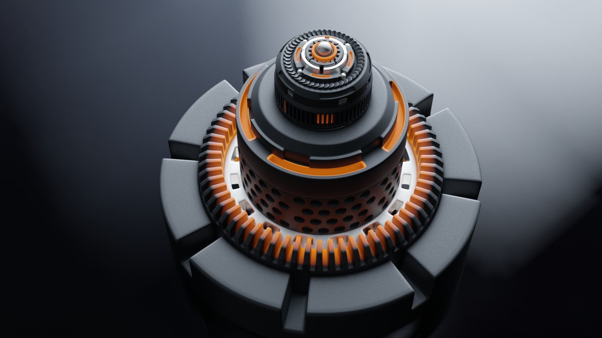 Reactor core 3D model 3D printable | CGTrader