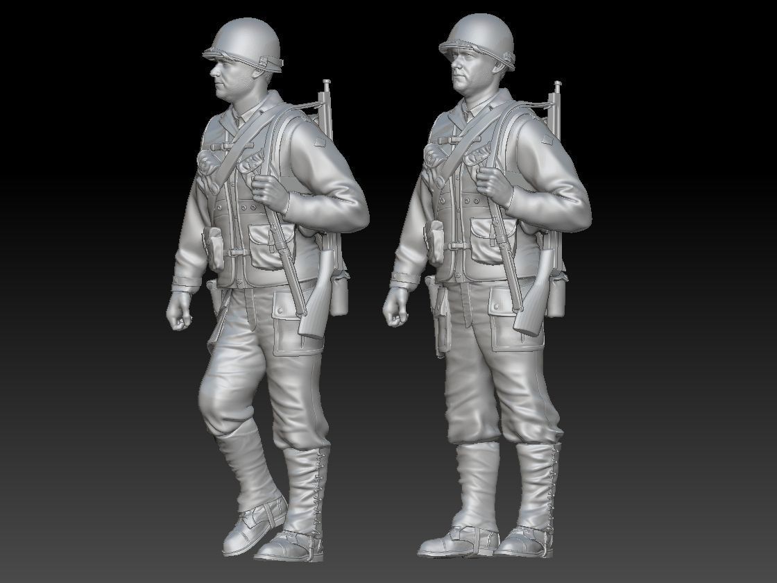 Captain Miller 3D model 3D printable | CGTrader