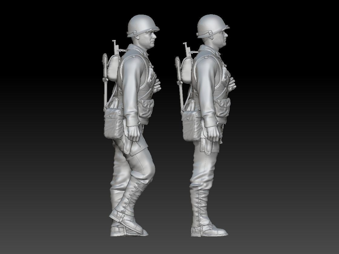 Captain Miller 3D model 3D printable | CGTrader