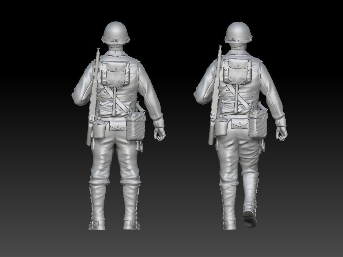 Captain Miller 3D model 3D printable | CGTrader