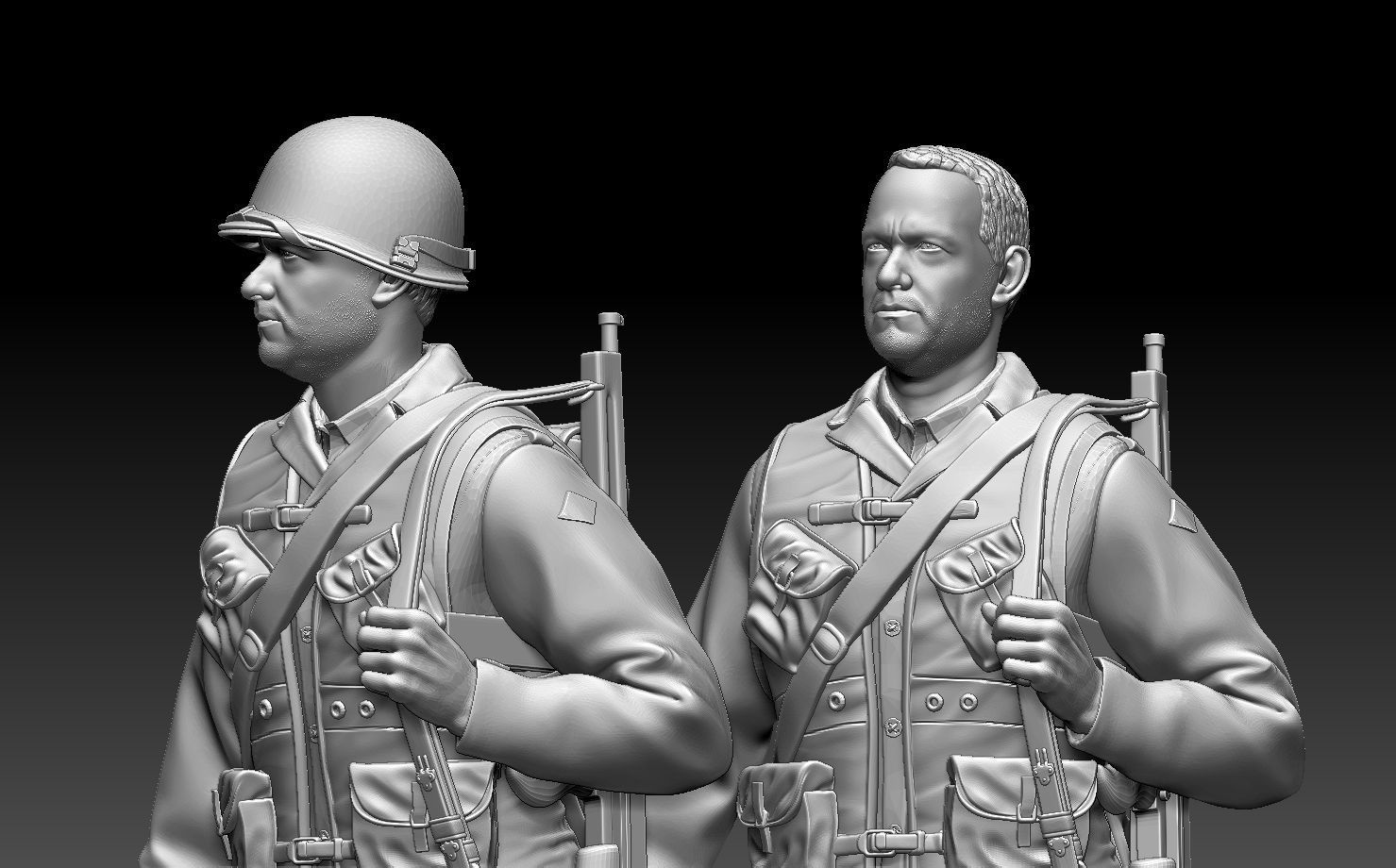 Captain Miller 3D model 3D printable | CGTrader