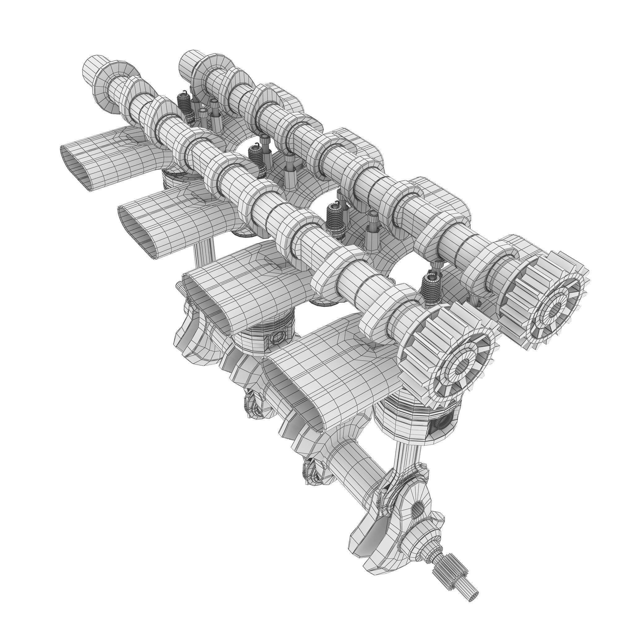 Engine work 3D model | CGTrader