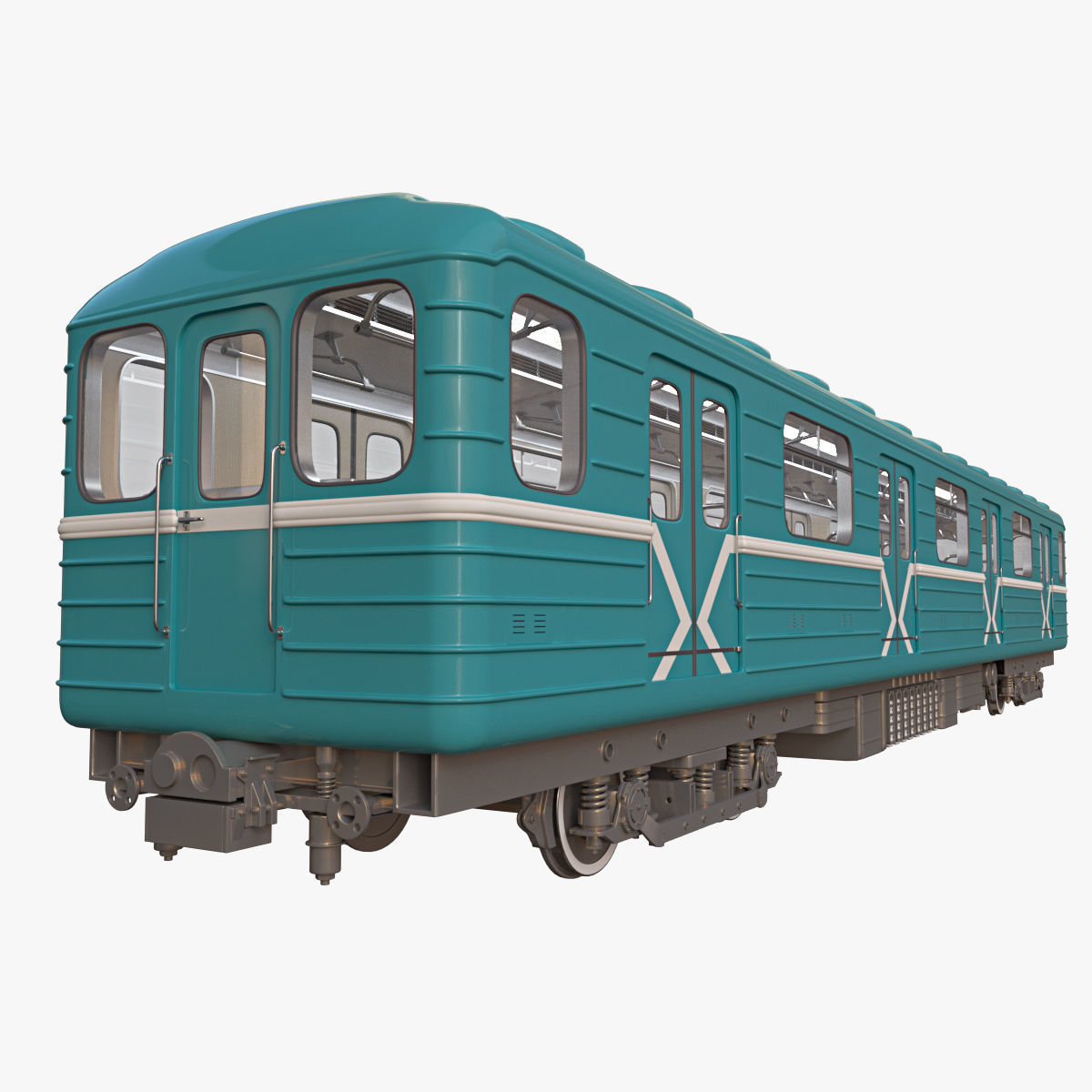 Subway Carriage 3D model | CGTrader