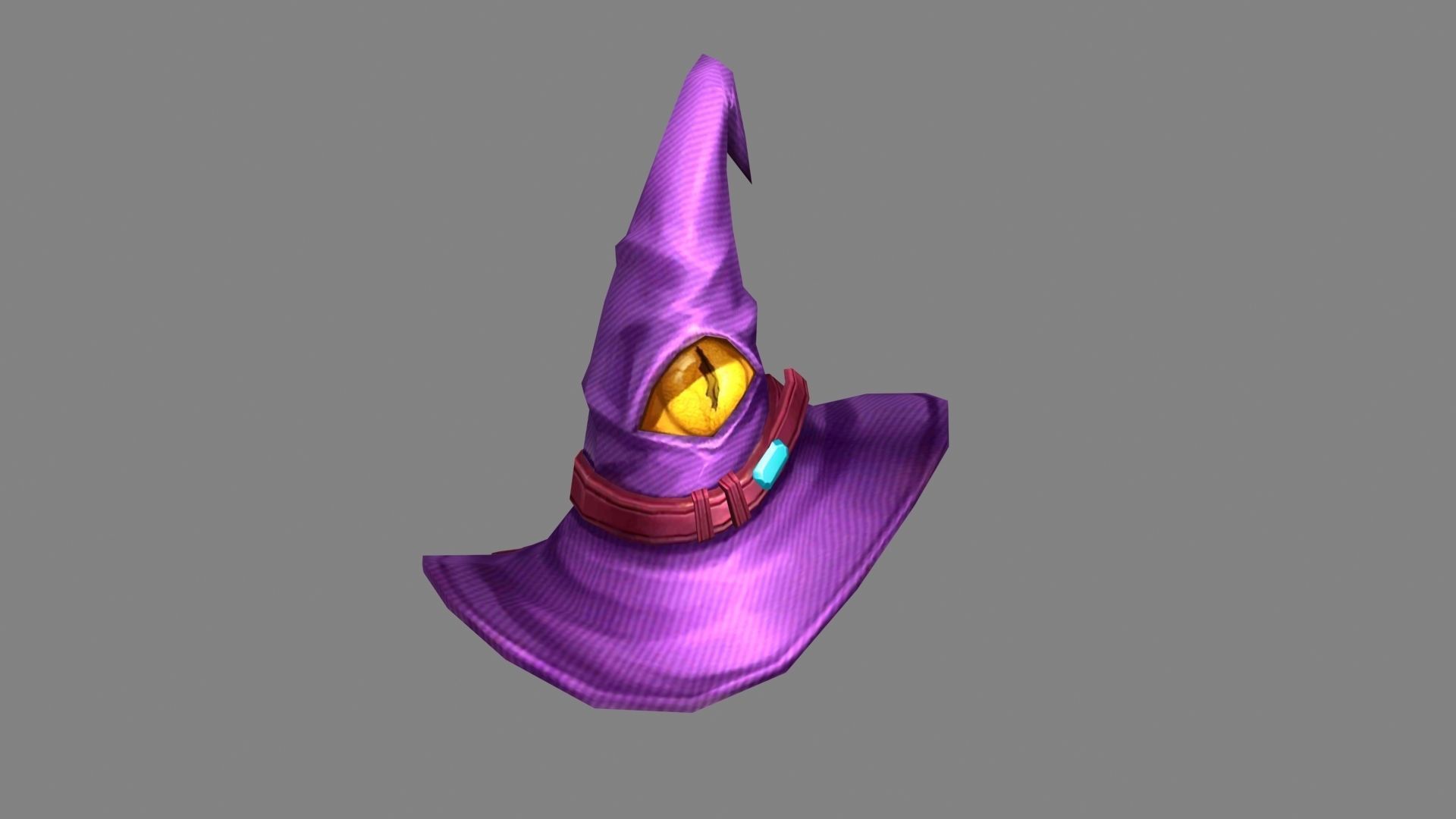 3D model Cartoon wizard hat VR / AR / low-poly | CGTrader