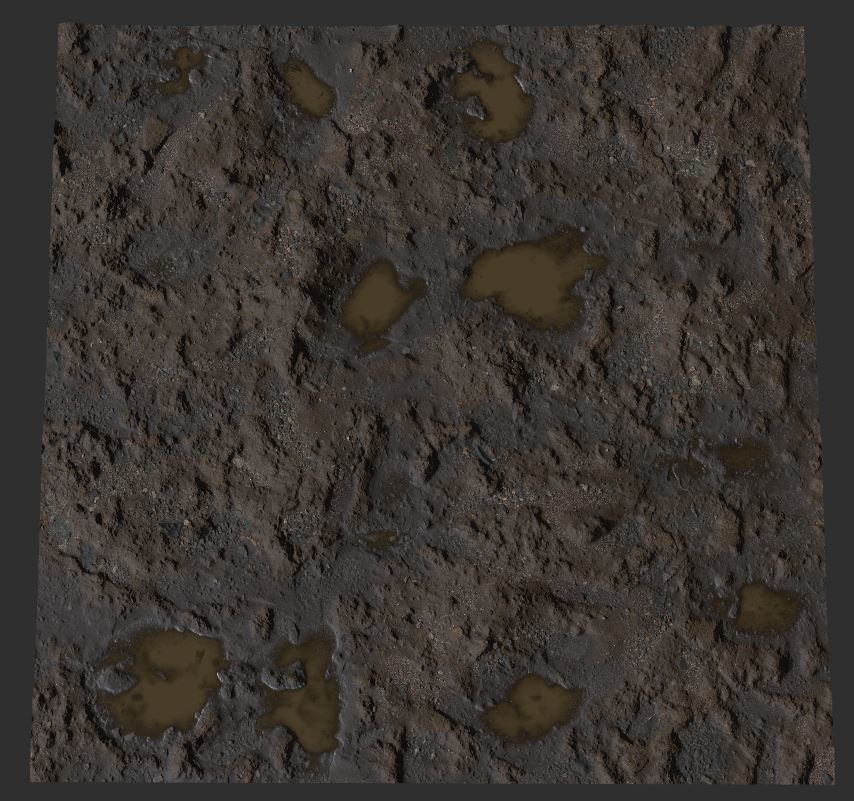 Wet and muddy ground materia Texture | CGTrader