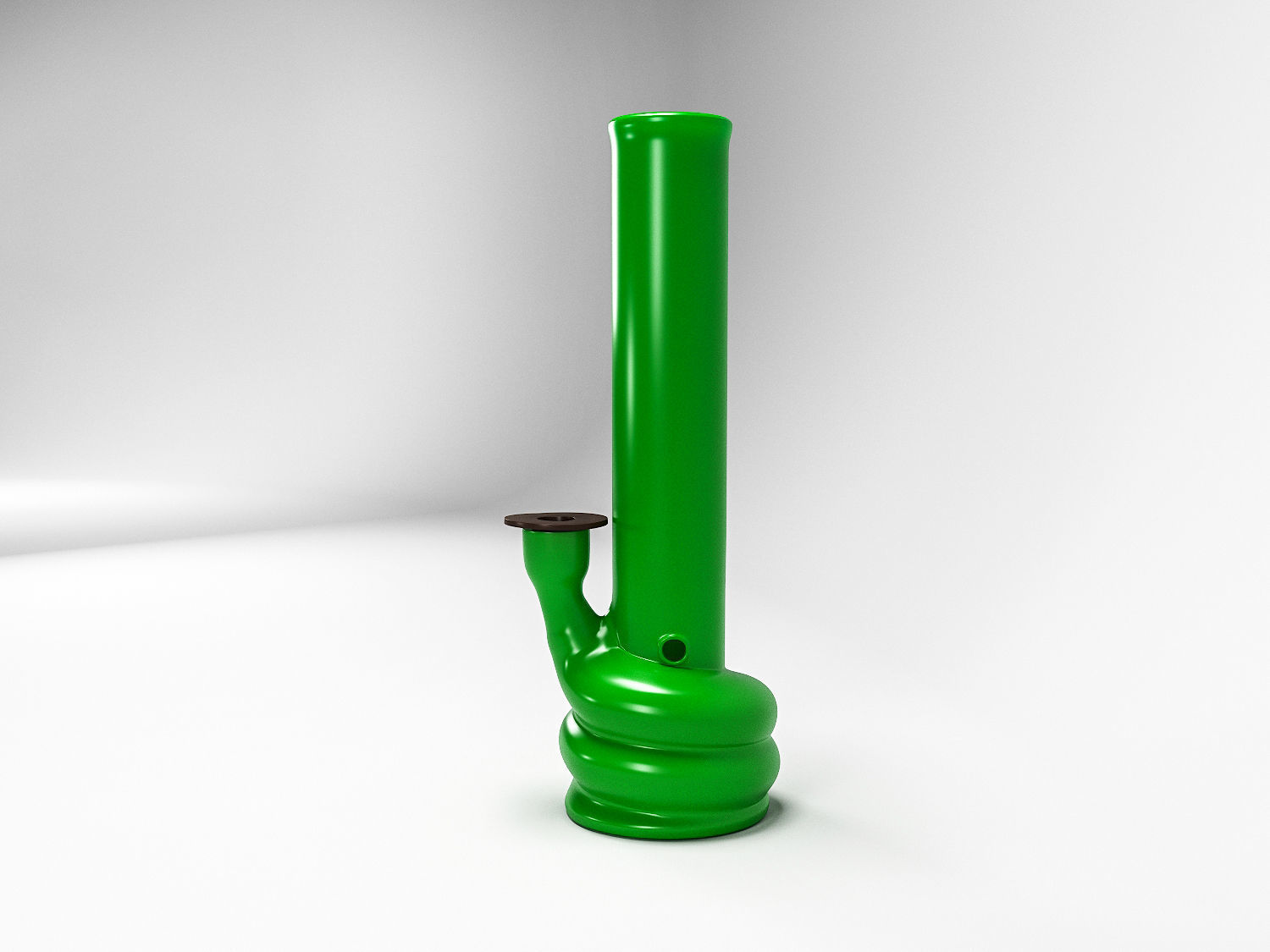 Bong straight free 3D model 3D printable | CGTrader
