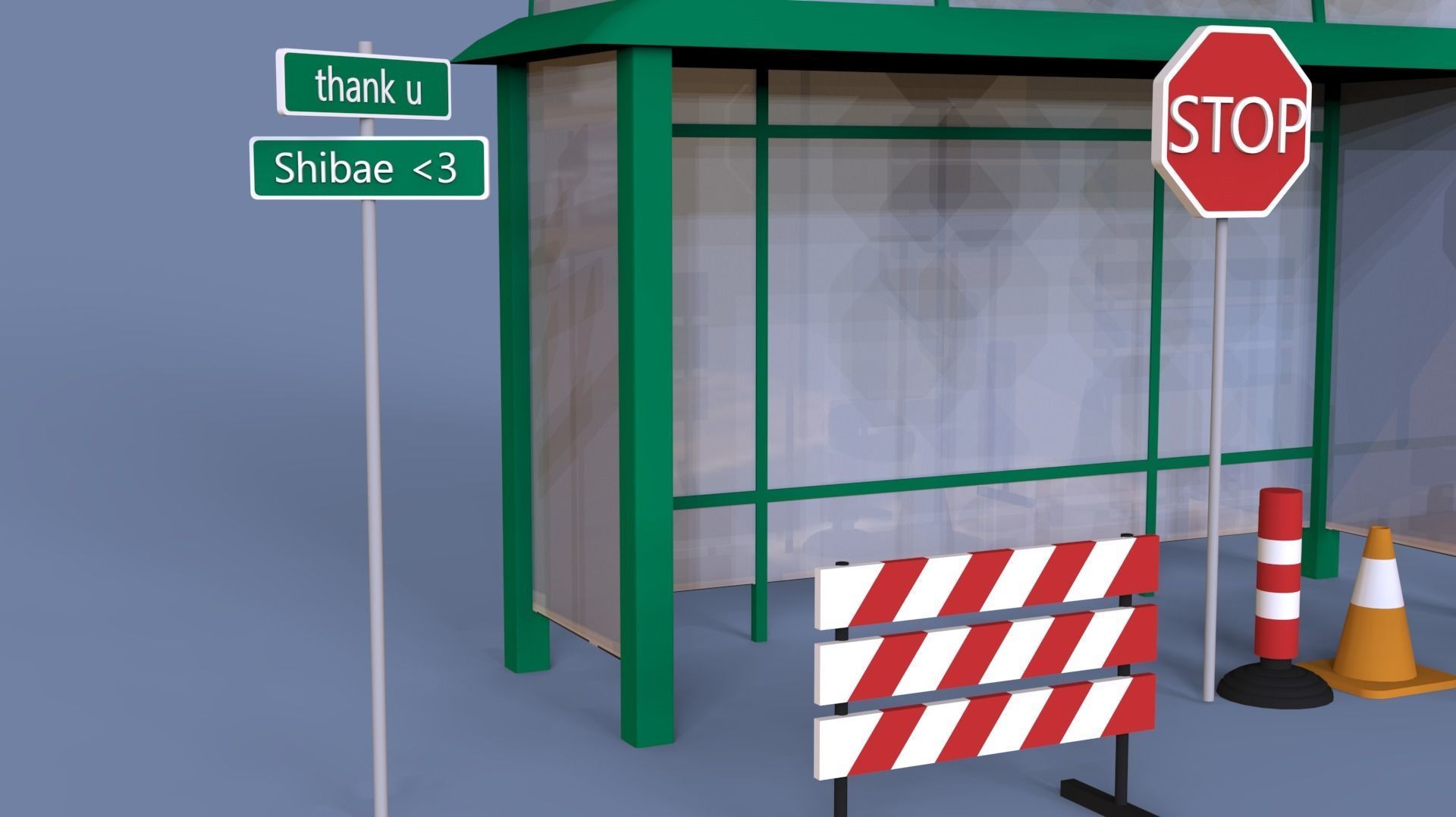 City props Assets for your scene free free 3D model | CGTrader