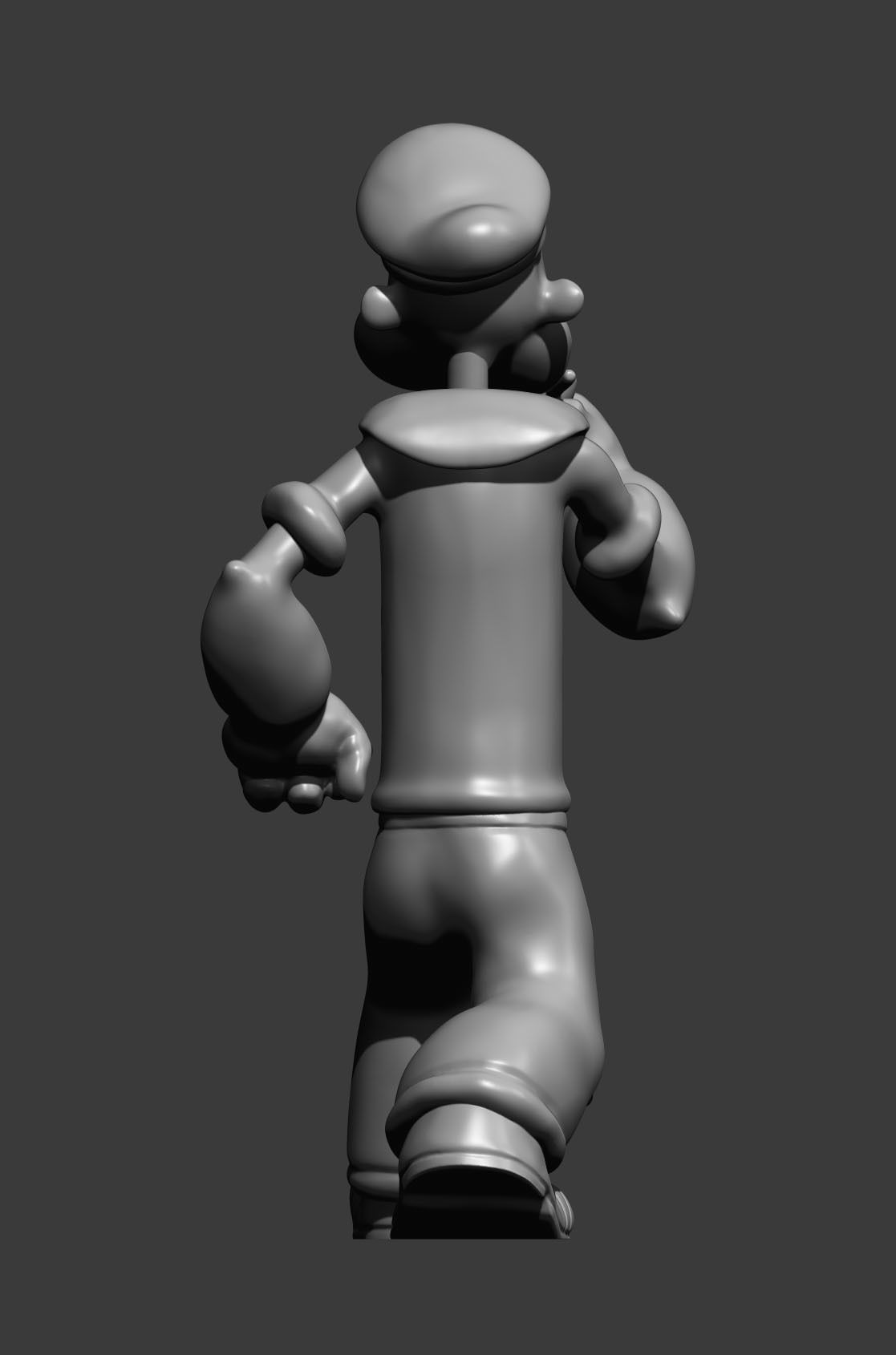 Popeye sailor 3D model 3D printable | CGTrader