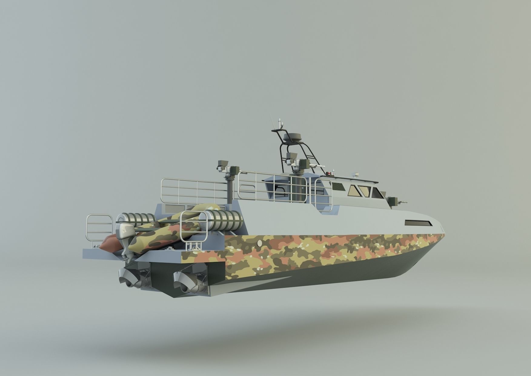 assault boat 3d model 3D model | CGTrader